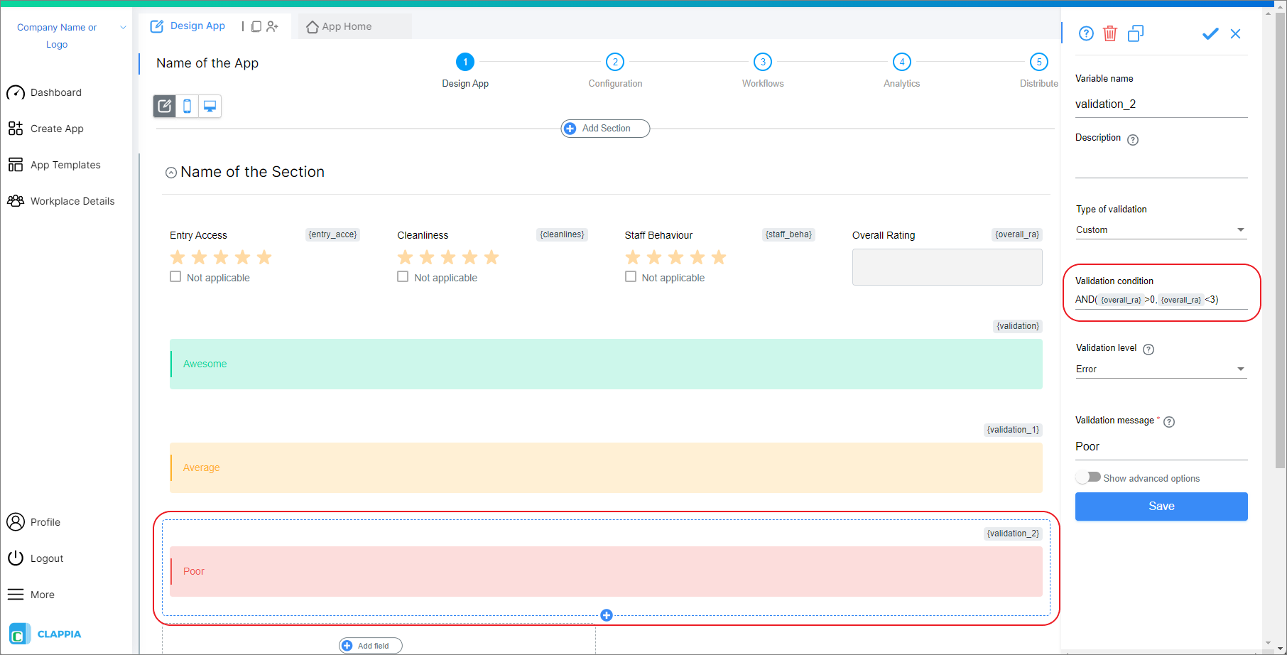 Validation Block | Clappia